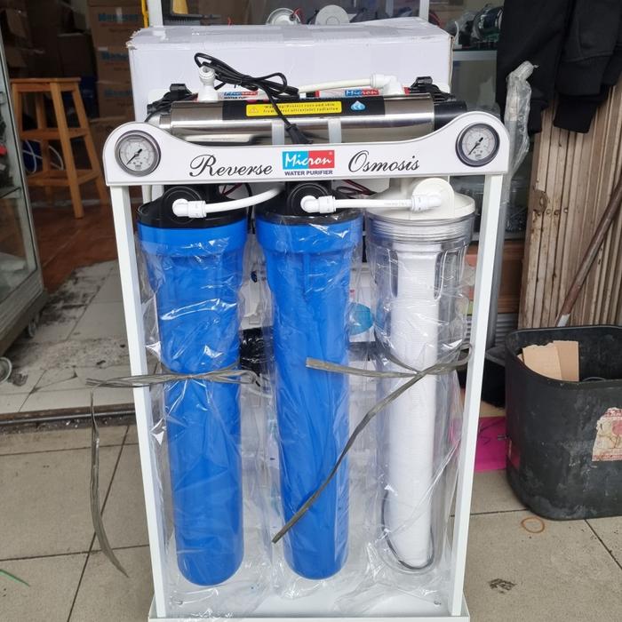 Jual Mesin RO 1000 gpd Filter air minum Reverse Osmosis 1000gpd + uv ...