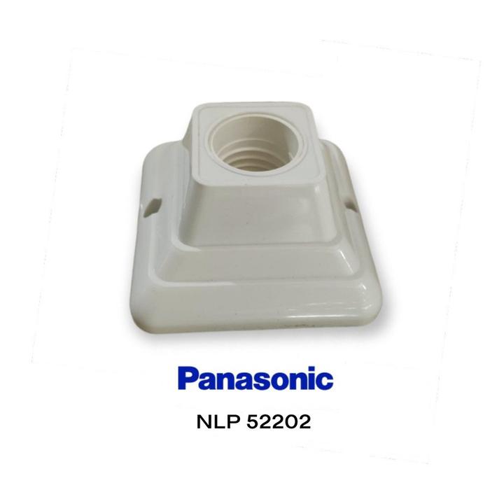 Jual Fitting lampu plafon PANASONIC Kotak Segi fItting E27 E 27 NLP ...