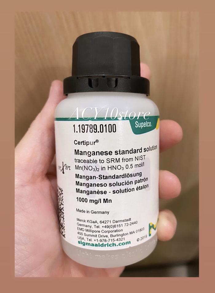 Jual MERCK 1.19789.0100 Manganese Standard Solution 100ml - Jakarta ...