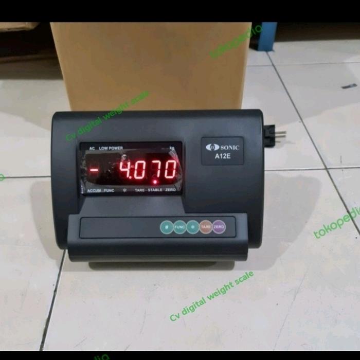 Jual INDICATOR SONIC A12E / INDICATOR TIMBANGAN DIGITAL / MONITOR A12E ...