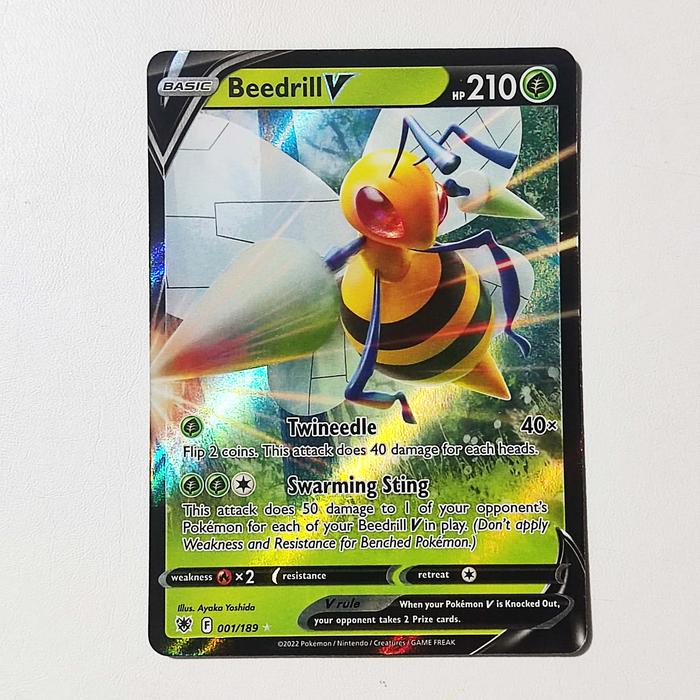 Jual Beedrill V 001/189 - Astral Radiance Pokemon Card English TCG ...