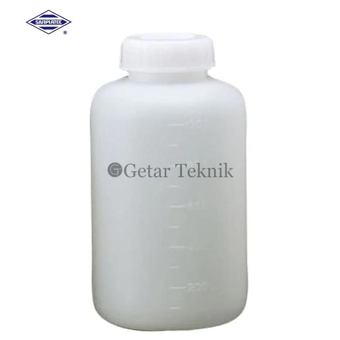 Jual Botol PE Sanplatec 60971556 1L Fluoro Barrier PE Bottle Wide-mouth ...