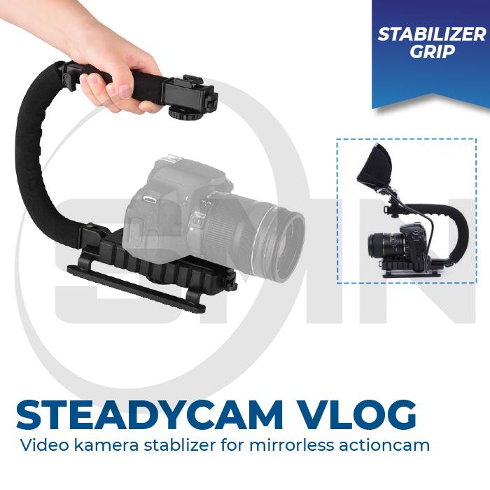 Jual Steadycam VLOG video kamera stablizer for mirrorless actioncam ...