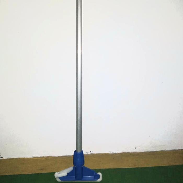 Jual Tangkai dan Kepala Mop Jepit Alumunium / Alat Pel Jepit tanpa kain ...