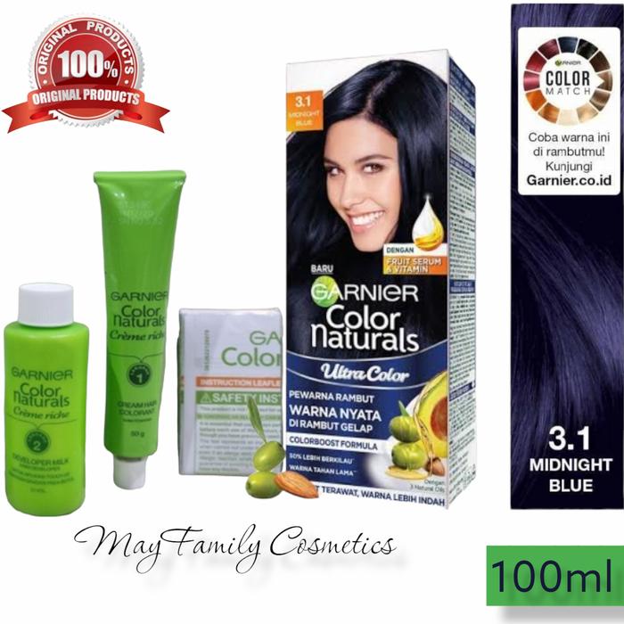 Jual garnier hair color naturals ultra midnight blue hair color garnier ...