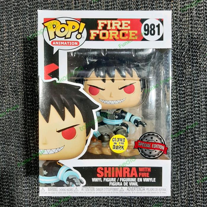 Jual Funko Pop! Fire Force : Shinra with Fire (Glows in the Dark ...