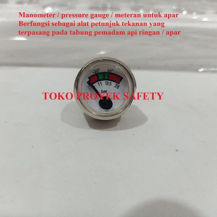 Jual Pressure gauge APAR / Meteran / Manometer / Indikator tekanan ...