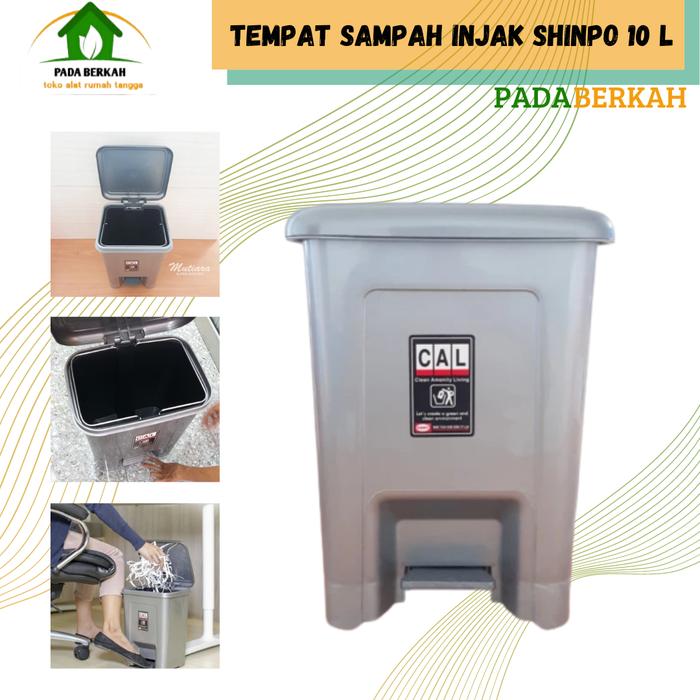Jual Tempat Sampah Injak Shinpo 710 Segi 10 Liter MURAH Shinpo Cielo-710 SH - Kota Bandung ...