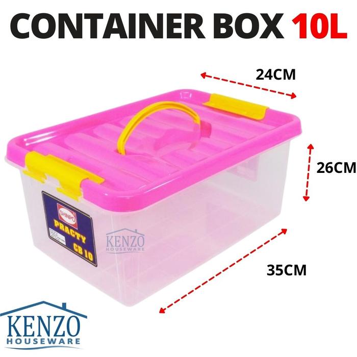 Jual Container Box Shinpo CB 10 Liter Kontainer Storage Box SIP PRACTY ...