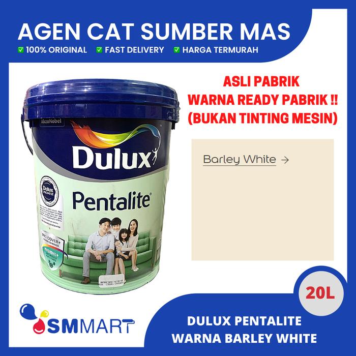 Jual CAT TEMBOK INTERIOR PREMIUM DULUX PENTALITE WARNA BARLEY WHITE 20 ...
