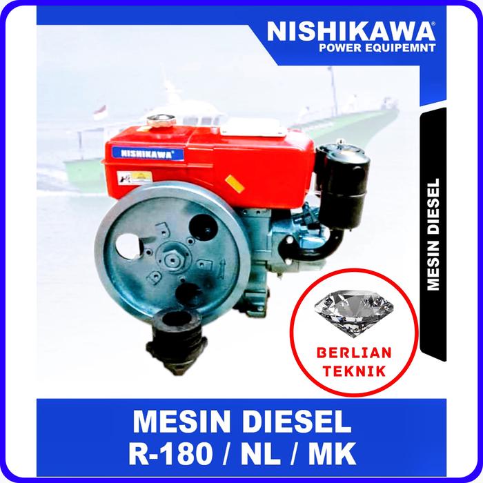 Jual Mesin Penggerak Solar Engine Diesel Nishikawa R180 Radiator Lampu ...