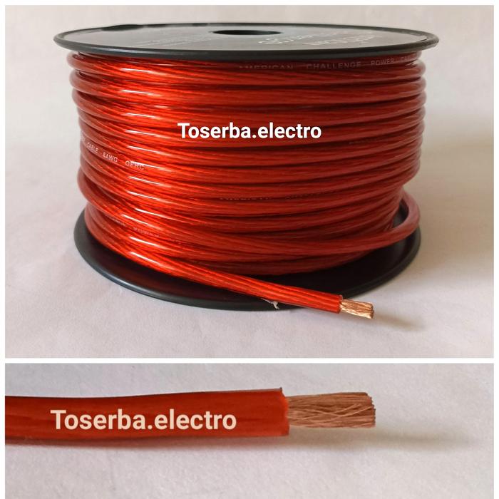Jual Kabel 8 AWG Setrum Power Aki Ground 8awg audio mobil Jual Meteran ...