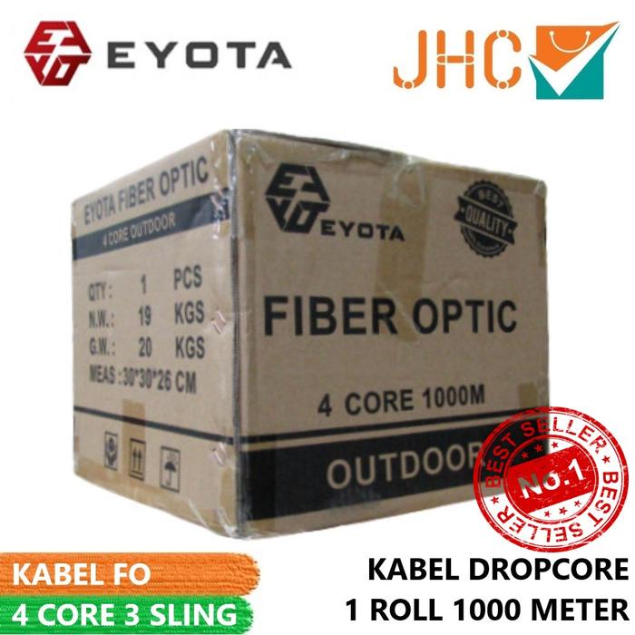 Jual EYOTA Kabel FO 4 Core 3 Sling 1000 Meter - Fiber Optik 4 Core 3 ...