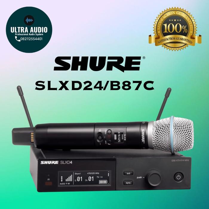 Jual SHURE SLXD24A/BETA87C / SLXD24/B87C Microphone Wireless ORIGINAL - Jakarta Barat - Ultra ...