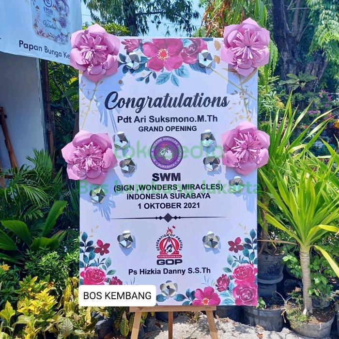Jual Bunga papan kertas - paper flowers board - Jakarta Timur - Bos ...