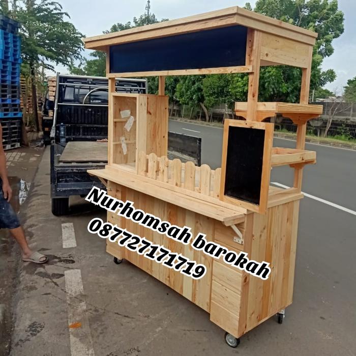 Jual gerobak kayu/gerobak murah/gerobak kayu jati belanda - Jakarta ...
