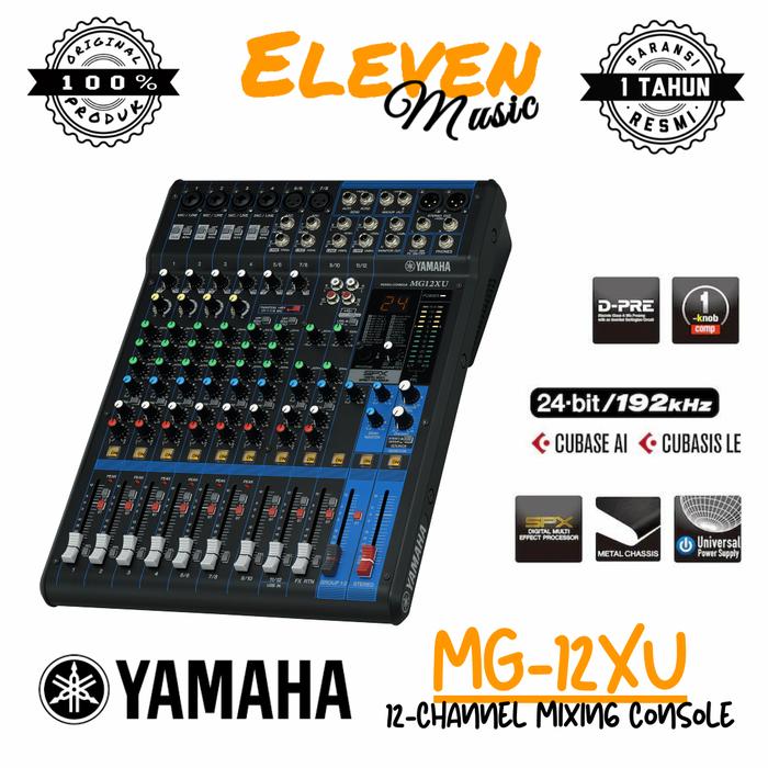 Jual Mixer Yamaha MG-12Xu MG 12xu MG12xu Original Garansi Resmi ...