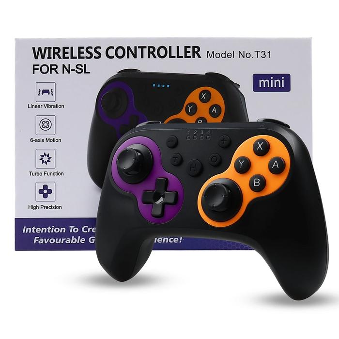 Jual Wireless Pro Controller T31 Mini Support NFC for All Nintendo ...