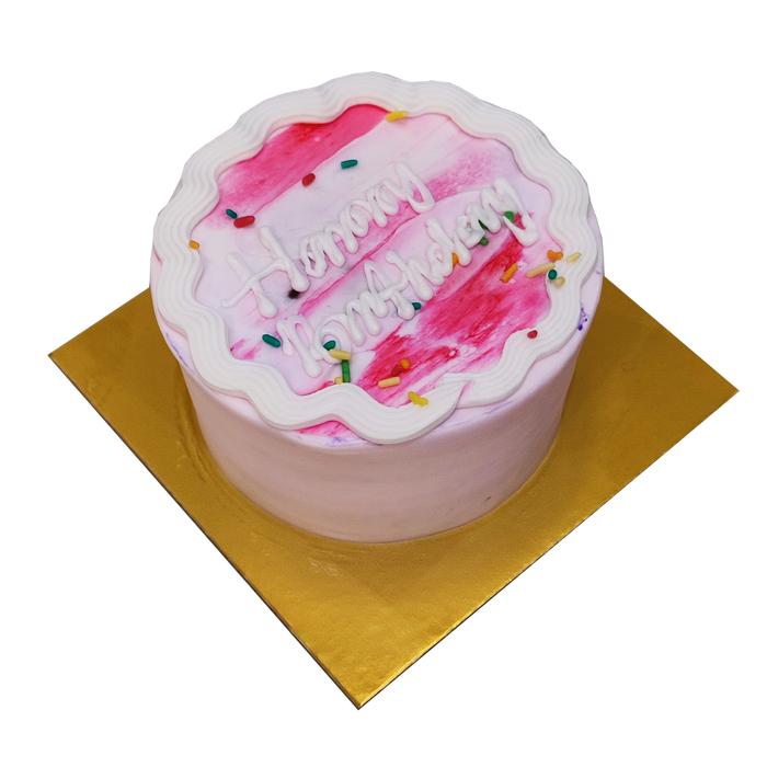 Jual Tart mini / kue ulang tahun mini / korean mini bento pink ...