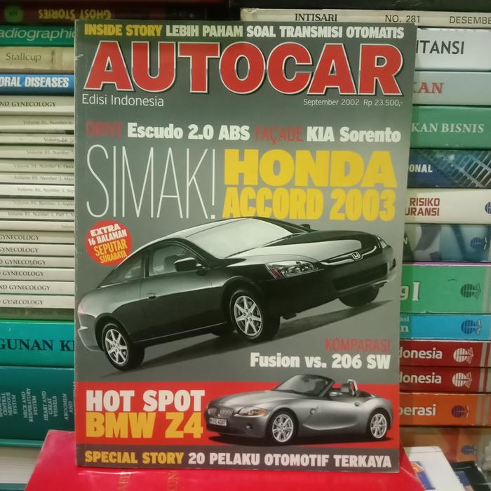Jual MAJALAH AUTOCAR INDONESIA SEPTEMBER 2002. - Kota Bekasi - toko ...