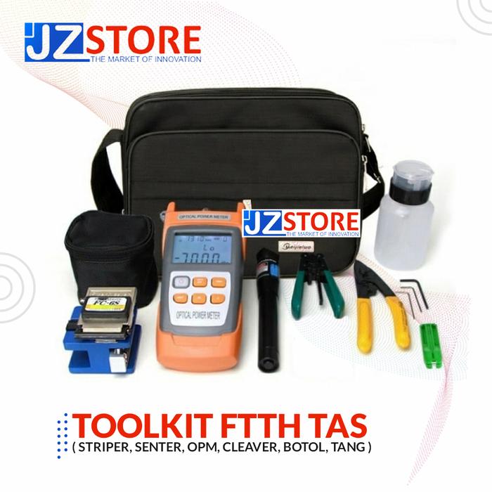 Jual FTTH Tool Kit SET Lengkap FO Fiber Optik Toolkit TAS - Kota Medan ...