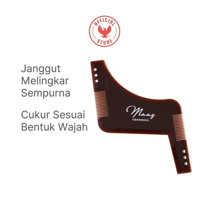 Promo Beard Shaper MAAZ: Cukur & atur style model brewok sesuai bentuk ...