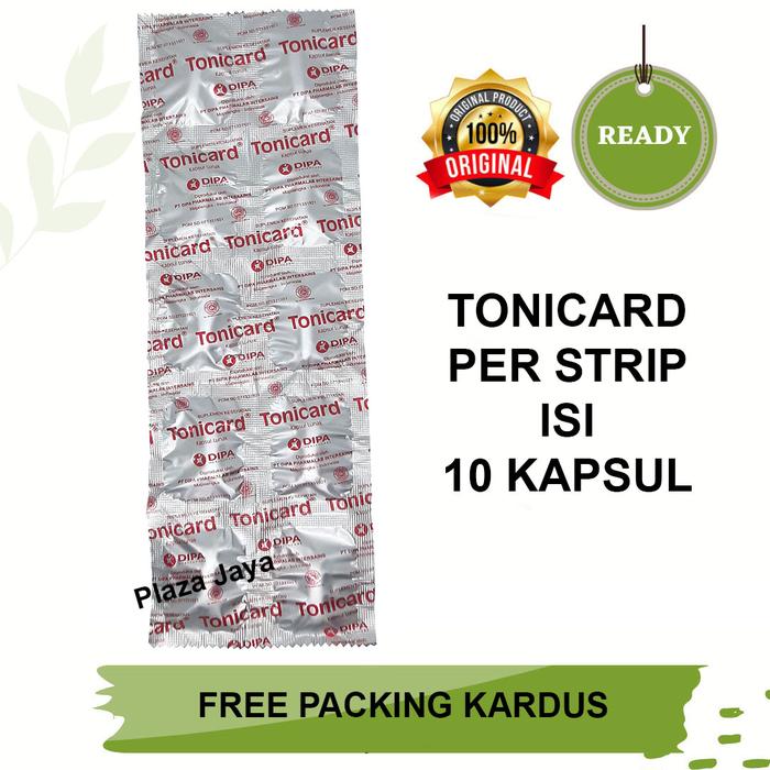 Jual Tonicard Strip 10 Kapsul - Kab. Bantul - plaza jaya | Tokopedia