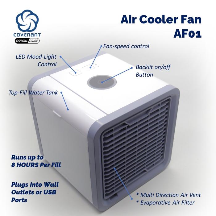 Jual Covenant Air Cooler Fan Af01 Fan Mini Ac Portable Usb Di Seller ...