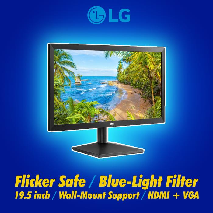 Jual Monitor Flat PC Komputer LED LCD LG 20 inch HDMI VGA Murah Garansi ...