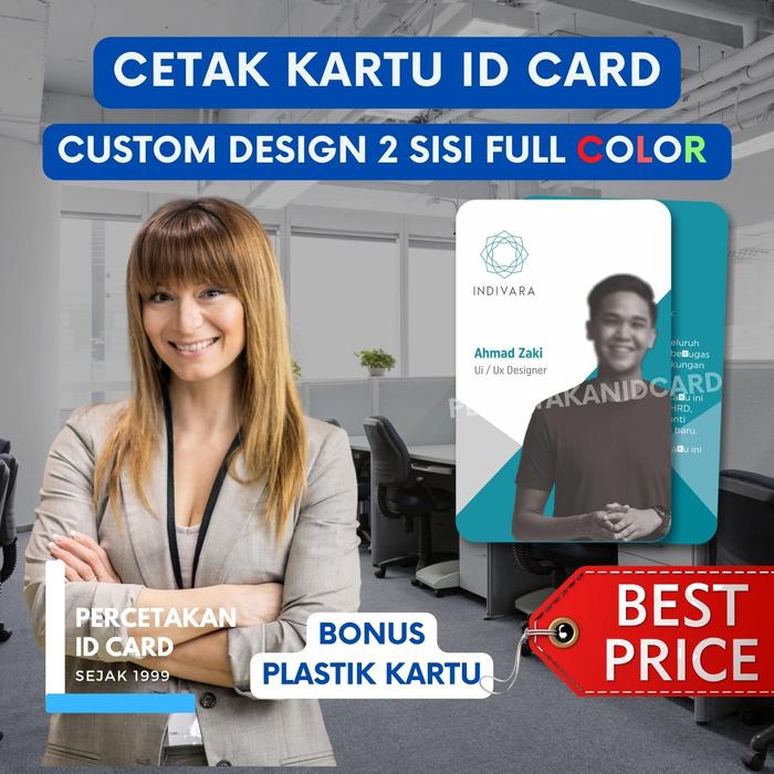 Jual Cetak ID Card / Cetak ID Card Karyawan Pegawai Staff / Kartu PVC ...