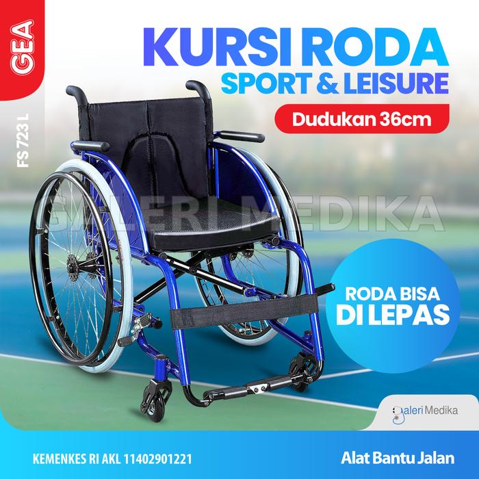 Jual Kursi Roda Sport GEA FS 723 L Velg Jari - Kursi Roda Olahraga ...