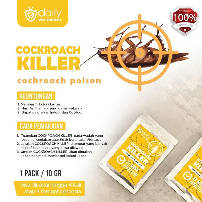 Jual RACUN KECOA DAILY COCKROACH KILLER AMPUH PEMBASMI KECOA - Jakarta ...