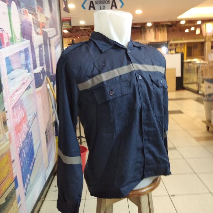 Jual baju seragam kerja safety +logo - Hijau Stabilo, XXL - Jakarta ...