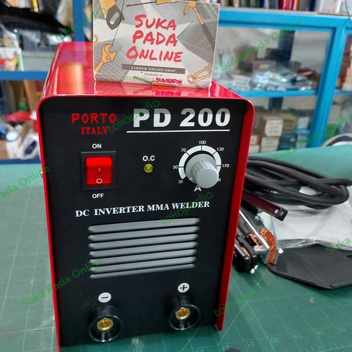 Jual Mesin las inverter listrik PORTO PD200 original terjangkau - Jakarta Pusat - Suka Pada ...
