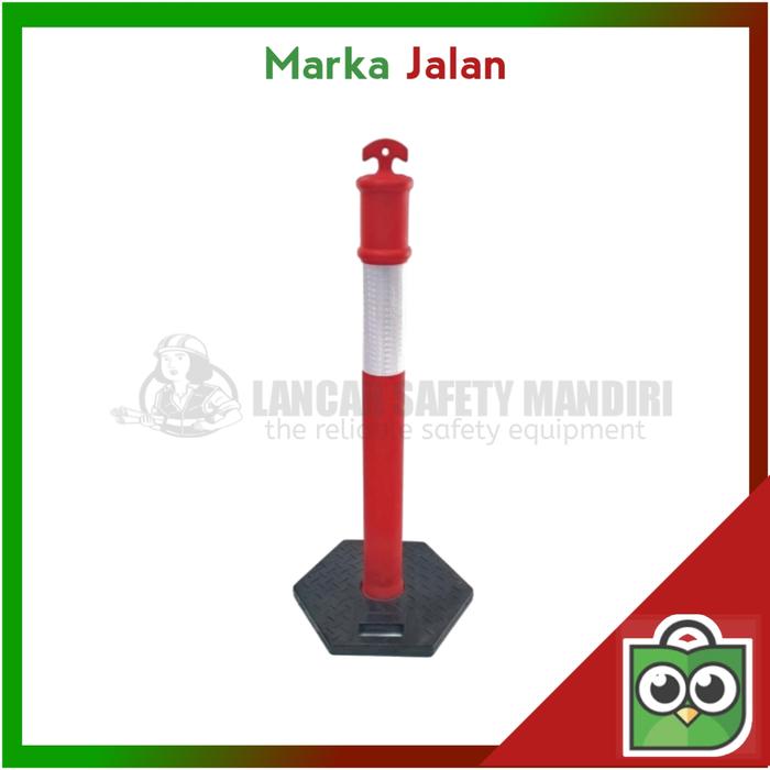 Jual Stick Cone Rubber Base Safety Alas dari Karet tinggi 115 cm ...