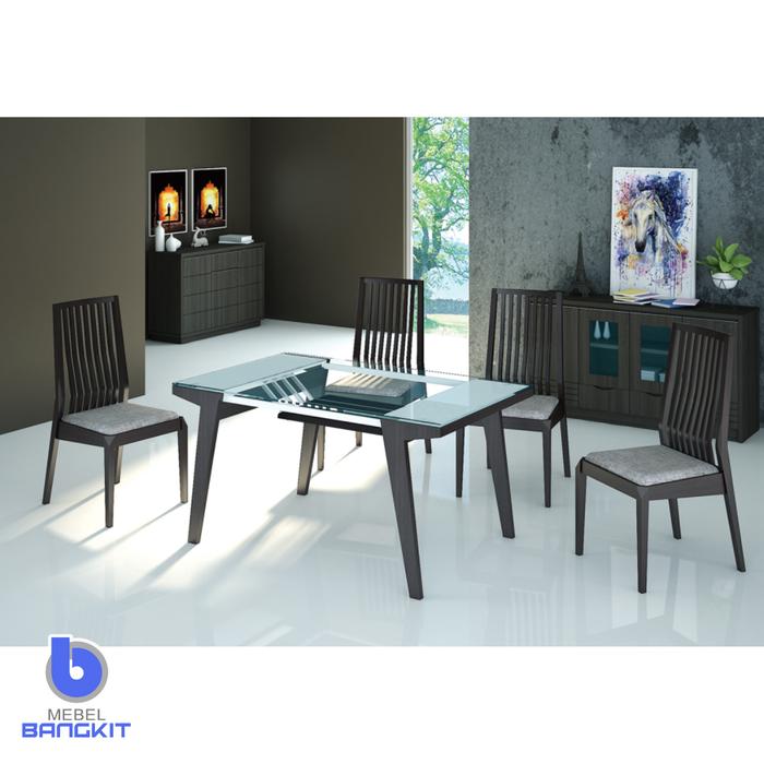 Jual Meja makan DT 398 Siantano SET Kursi DC 256 Dining Table Minimalis ...
