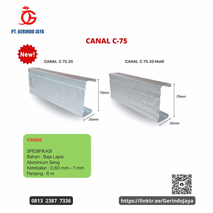 Jual baja ringan kanal c / C Truss / canal c 0.75 full - Jakarta Barat ...