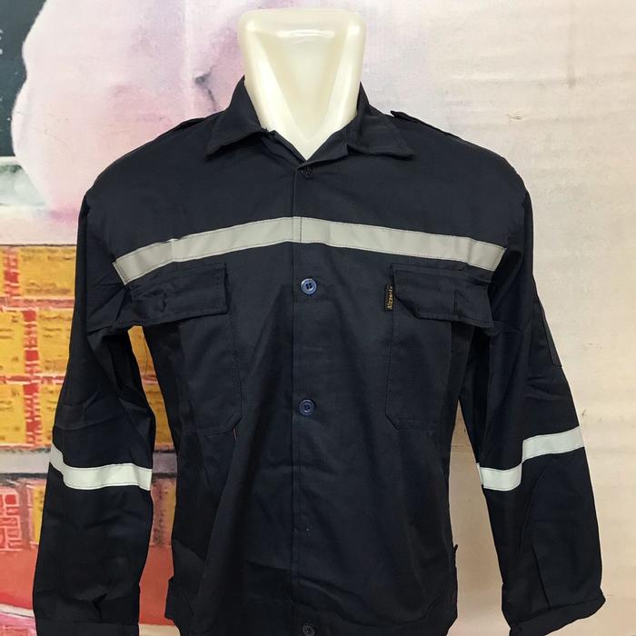 Jual baju seragam kerja safety +logo - Hijau Stabilo, XXL - Jakarta ...