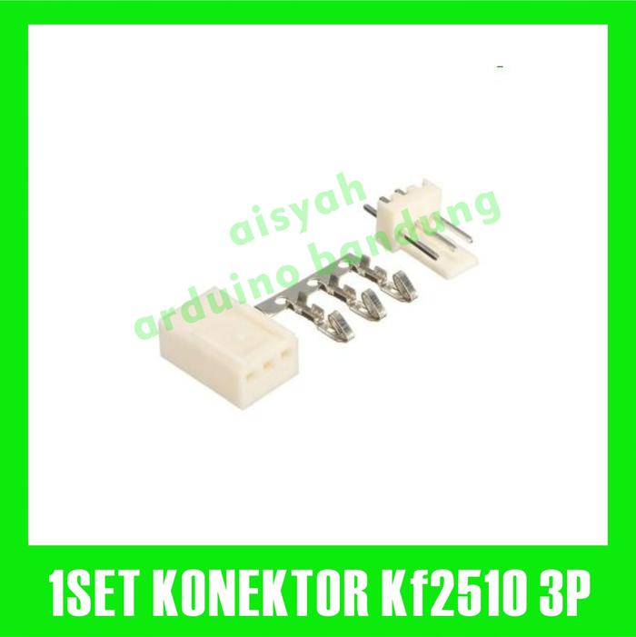 Promo KF2510-3P Connector Kit Straight Pitch 2.54mm 3Pin Kkonektor kf2510 3p - Kota Bandung ...