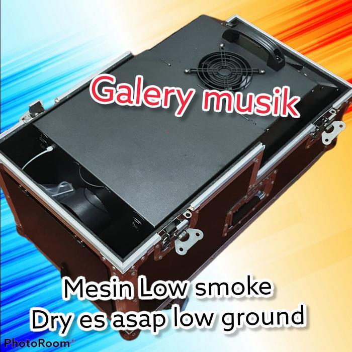 Jual Mesin Asap lantai Low Smoke 1500W Low Level Fogger Dry Ice Effect ...