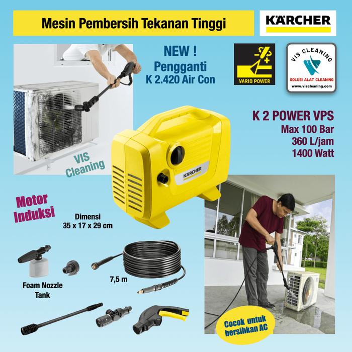 Jual High Pressure Cleaner KARCHER K 2 / K2 Power VPS (100 Bar) Jet Cleaner - Jakarta Barat ...