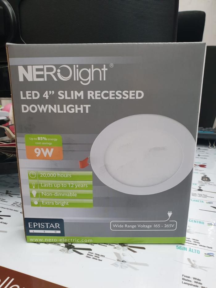 Jual Nerolight Lampu LED 4 inch Downlight 9 watt Slim Recessed Super ...