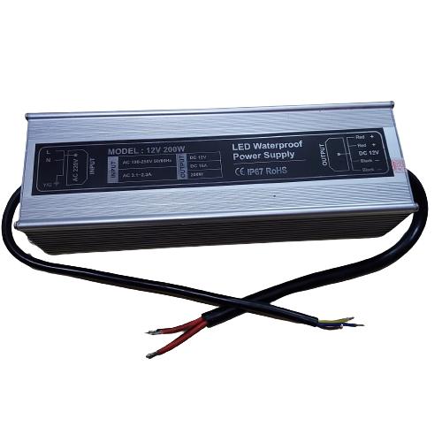 Jual Power Supply LED 200w 12v Trafo Driver Outdoor 200 Watt 12 Volt ...