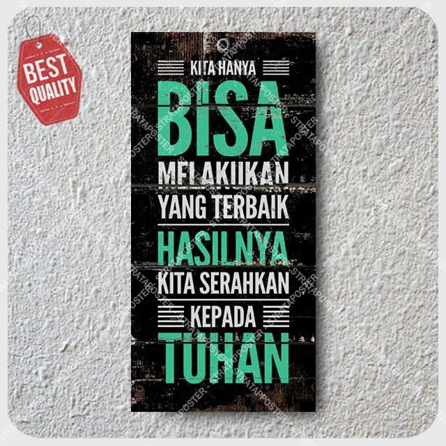 Jual Poster Kata kata Motivasi Hiasan dinding Quotes Wall decor ...