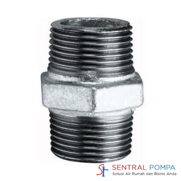 Jual Double Nepel Besi Galvanis 1/2” Dobel Nepple Nipple Nipel 1/2 Inch - Kota Bandung - Sentral ...