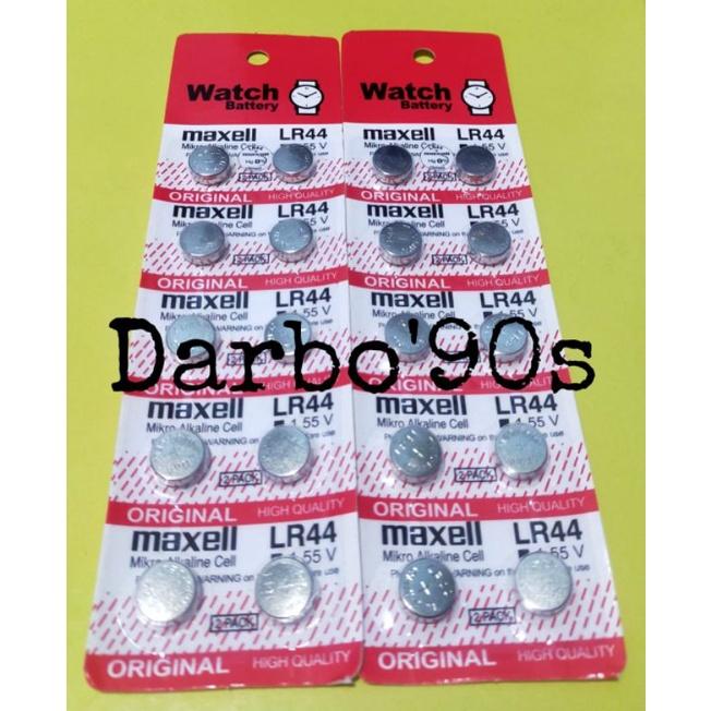 Jual Baterai MAXELL LR44/Untuk Jam/Kalkulator/Baterai/Battery - Jakarta ...