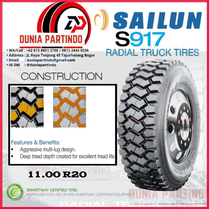 Jual Ban Truk Bus 11.00R20 18PLY SAILUN S917, Chat Diskon Untuk Harga&Stok - Kab. Bogor - Dunia ...
