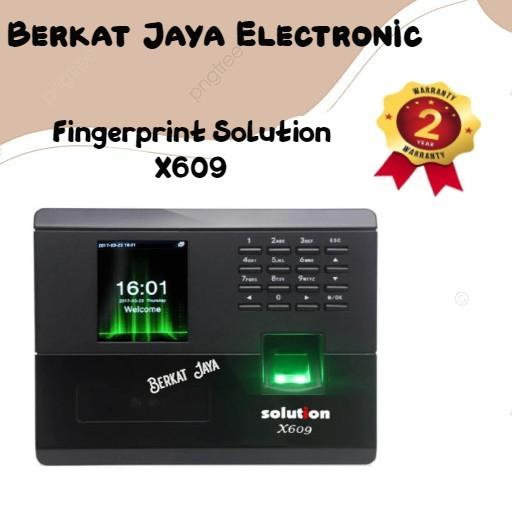 Jual fingerprint solution X609 Mesin Absen Fingerprint & Face - Jakarta Barat - Berkat Jaya ...