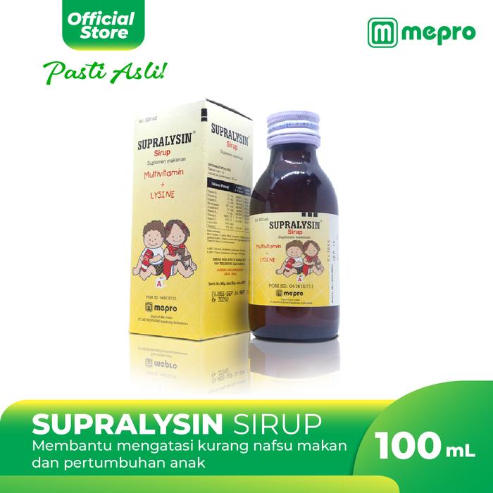 Jual Supralysin Syrup 100ml - Kota Bandung - MEPRO OFFICIAL STORE ...