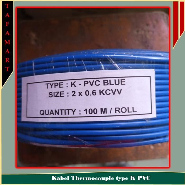 Jual Kabel thermocouple type K isolasi PVC 2 x 0,6mm - Kab. Bekasi ...